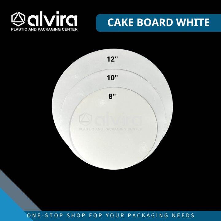 White Cake Board 8, 10, 12" inches | Lazada PH