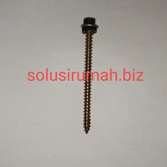 SDS BAUT KAYU 75 LANCIP 75mm SELF DRILLING SCREW ROOFING BAJARINGAN ...