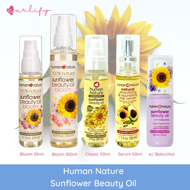 Human Nature Sunflower Bloom / Serum / Bakuchiol / Premium Beauty Oil ...
