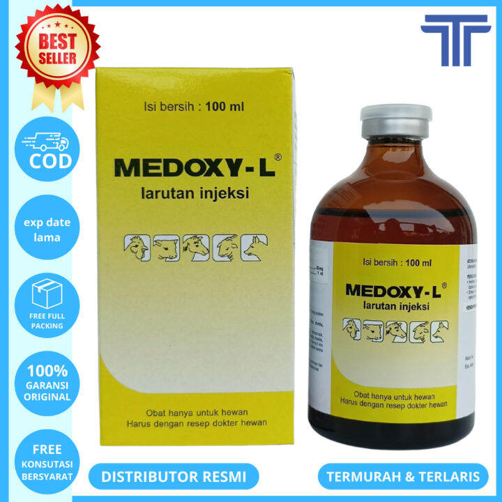 MEDOXY L 100 ml dan 50ml - Obat Injeksi Untuk Ayam Kucing Sapi Domba ...