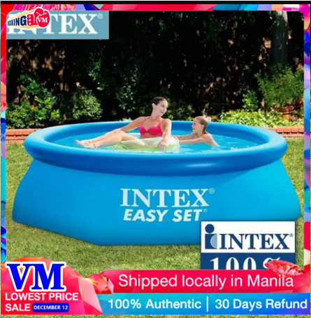 Boxing VM INTEX 28106 Easy Set® Pool, Ages 6+ (8ft x 24 in) | Lazada PH