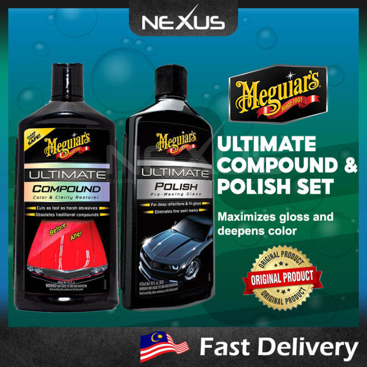 MEGUIAR'S Ultimate Compound & Polish Set | Ultimate Compound + Ultimate ...