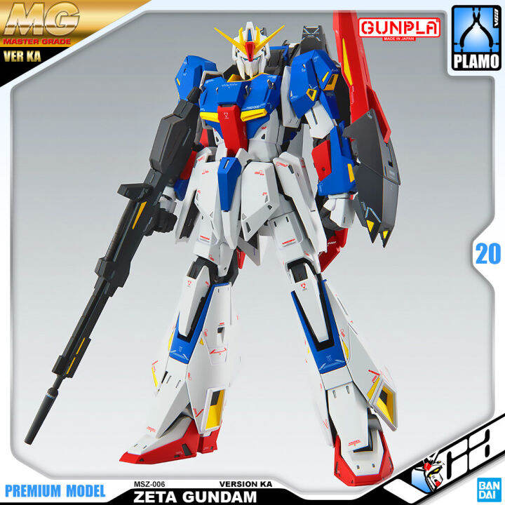 VCA ⭐️ BANDAI GUNPLA MASTER GRADE MG 1/100 ZETA GUNDAM VER KA ประกอบ ...