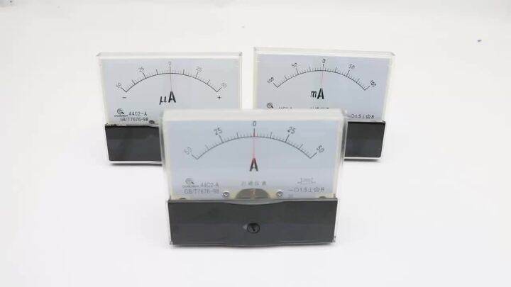 44c2 DC positive and negative ammeter microammeter milliammeter ± 25ua ...