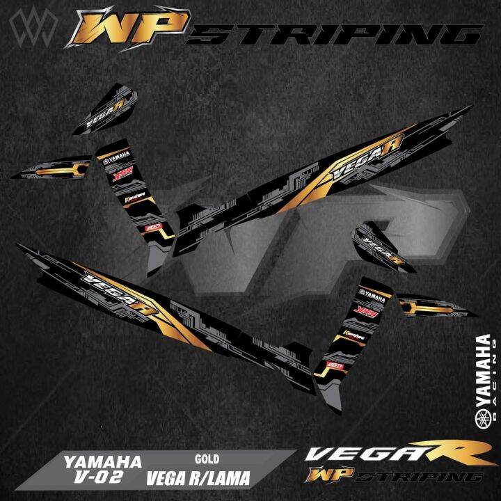STIKER STRIPING MOTOR VEGA R LAMA - STRIPING STICKER VARIASI LIS ...
