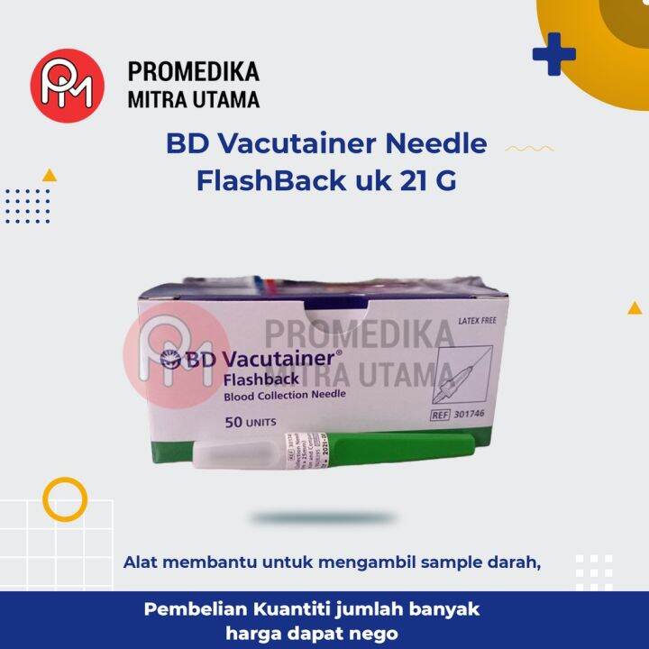 BD Vacutainer Needle FlashBack uk 21G | Lazada Indonesia