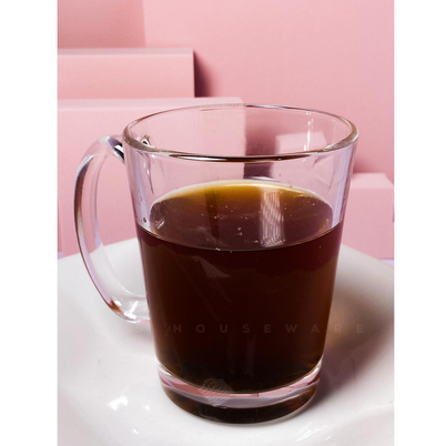 Transparent Glass coffee Mug Glassware set drinking glasses ZB243 CLEAR ...