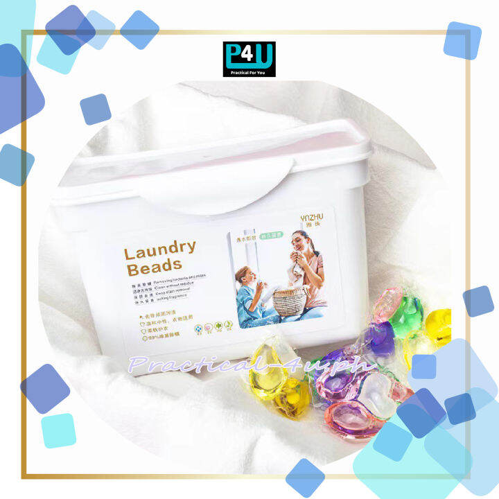 Deep Cleansing 3 in 1 Laundry Detergent Capsules Natural Enviromental ...