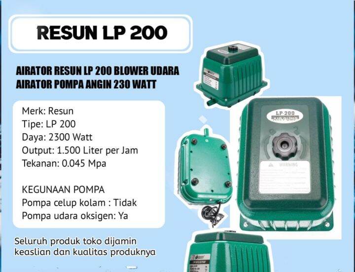 Resun LP 200 Original | Lazada Indonesia