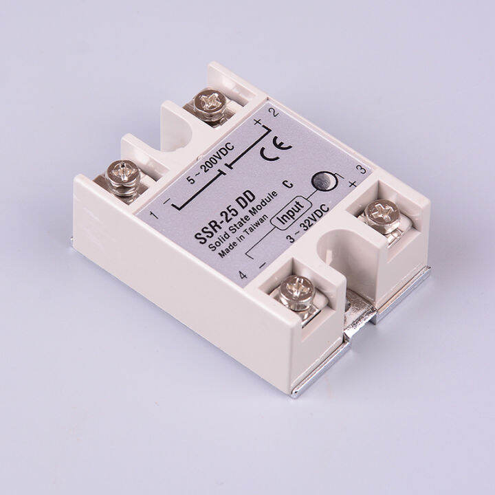 newdv2 Solid state relay SSR-25DD 25A AC control DC relais 3-32VDC to 5 ...