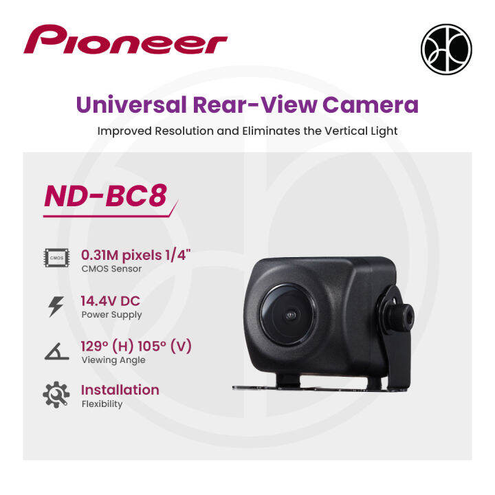 Pioneer ND-BC8 Universal Rear-View Camera | Lazada