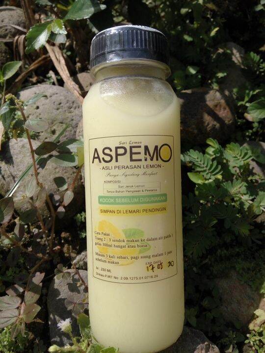 Aspemo Asam Peras Lemon 250 ml Original Sari Lemon Ready Medan Alam ...
