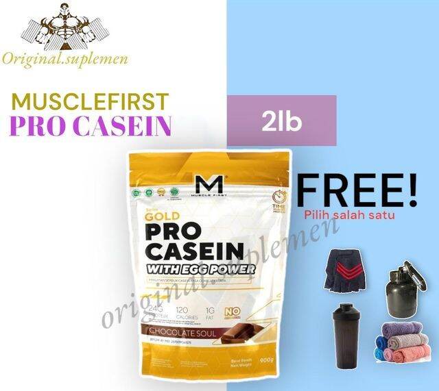 MUSCLEFIRST M1 PRO GOLD CASEIN EGG POWDER WHEY PROTEIN | Lazada Indonesia