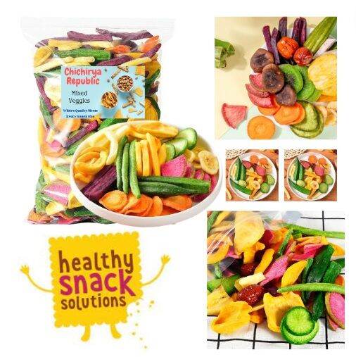 Chichirya Republic Vegetable chips 14-in-1 dried fruits and vegetables ...