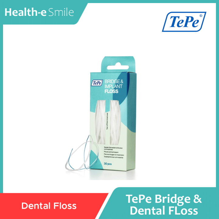 TePe Bridge and Implant Floss (30 pcs) | Lazada PH