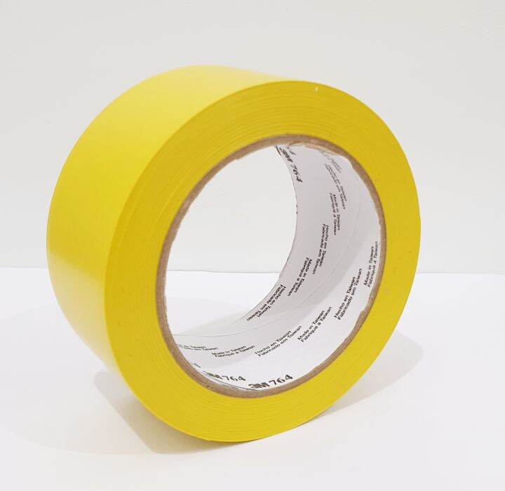 3M 764 LAKBAN LANTAI YELLOW 48mm x 33mm FLOOR MARKING TAPE 764 | Lazada Indonesia