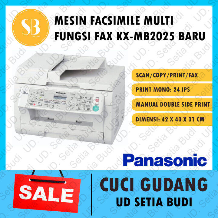 Mesin Facsimile Multi Fungsi Printer Fax Warna Panasonic KX-MB2025 Baru ...
