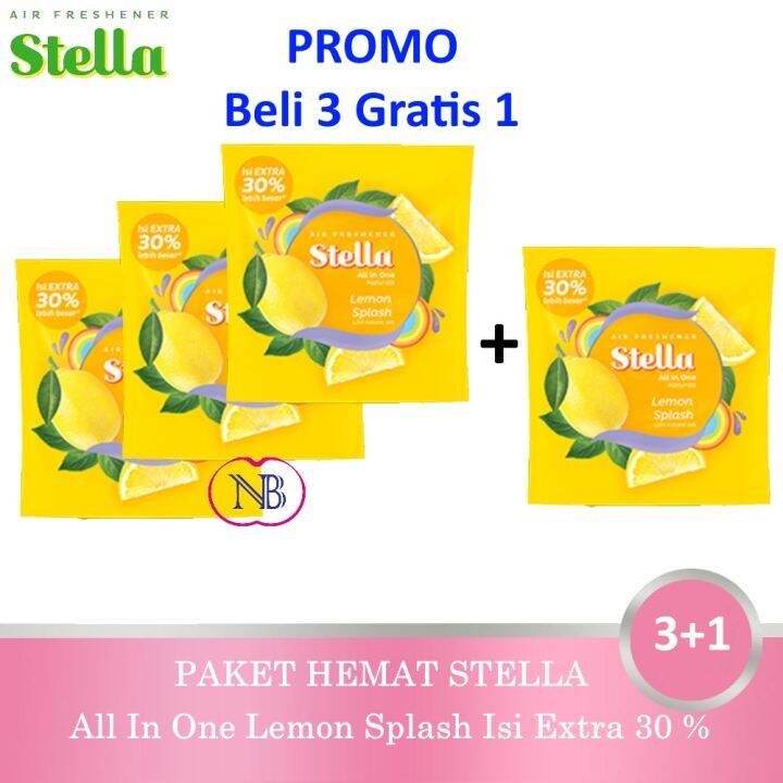 Stella All In One Lemon Splash PROMO | Beli 3 Gratis 1 | Lazada Indonesia