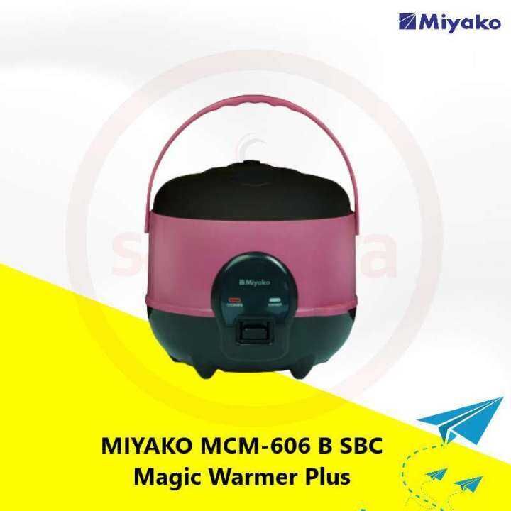 MIYAKO MCM 606 B SBC Rice Cooker Magic Com 3 in 1 0.6 Liter | Lazada ...
