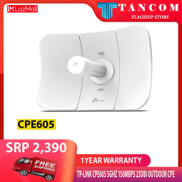TANCOM Tp Link CPE605 5GHz 150Mbps 23dBi Outdoor CPE | Lazada PH