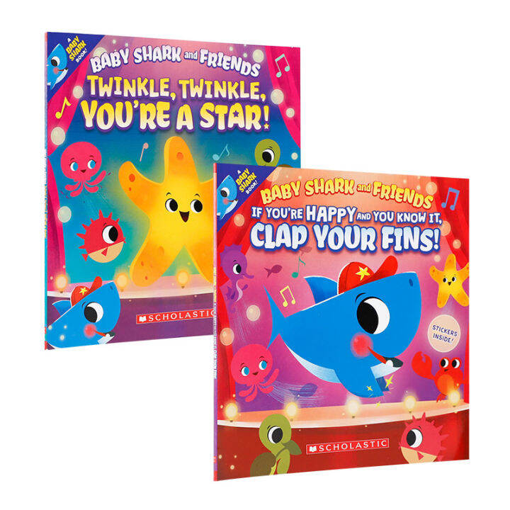 ภาษาอังกฤษ Original Baby Shark And Friends Series 2 Co-Sale 3-5เด็กเพลง ...