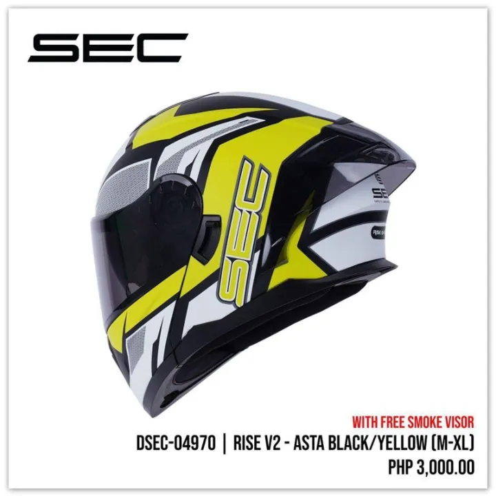 Rise v2 asta modular helmet (sec brand) HB | Lazada PH