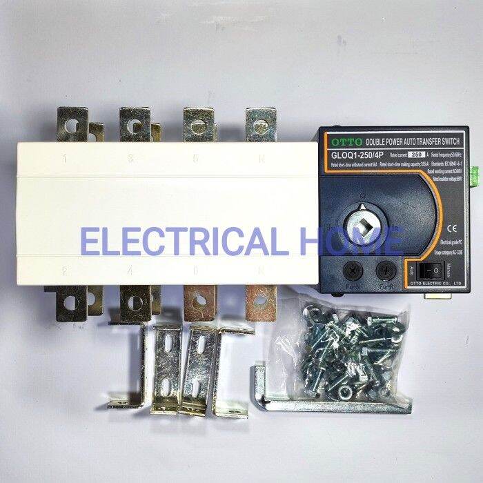 Auto Transfer Switch ATS 4P 250A/Motorized Ohm Saklar 250A | Lazada ...