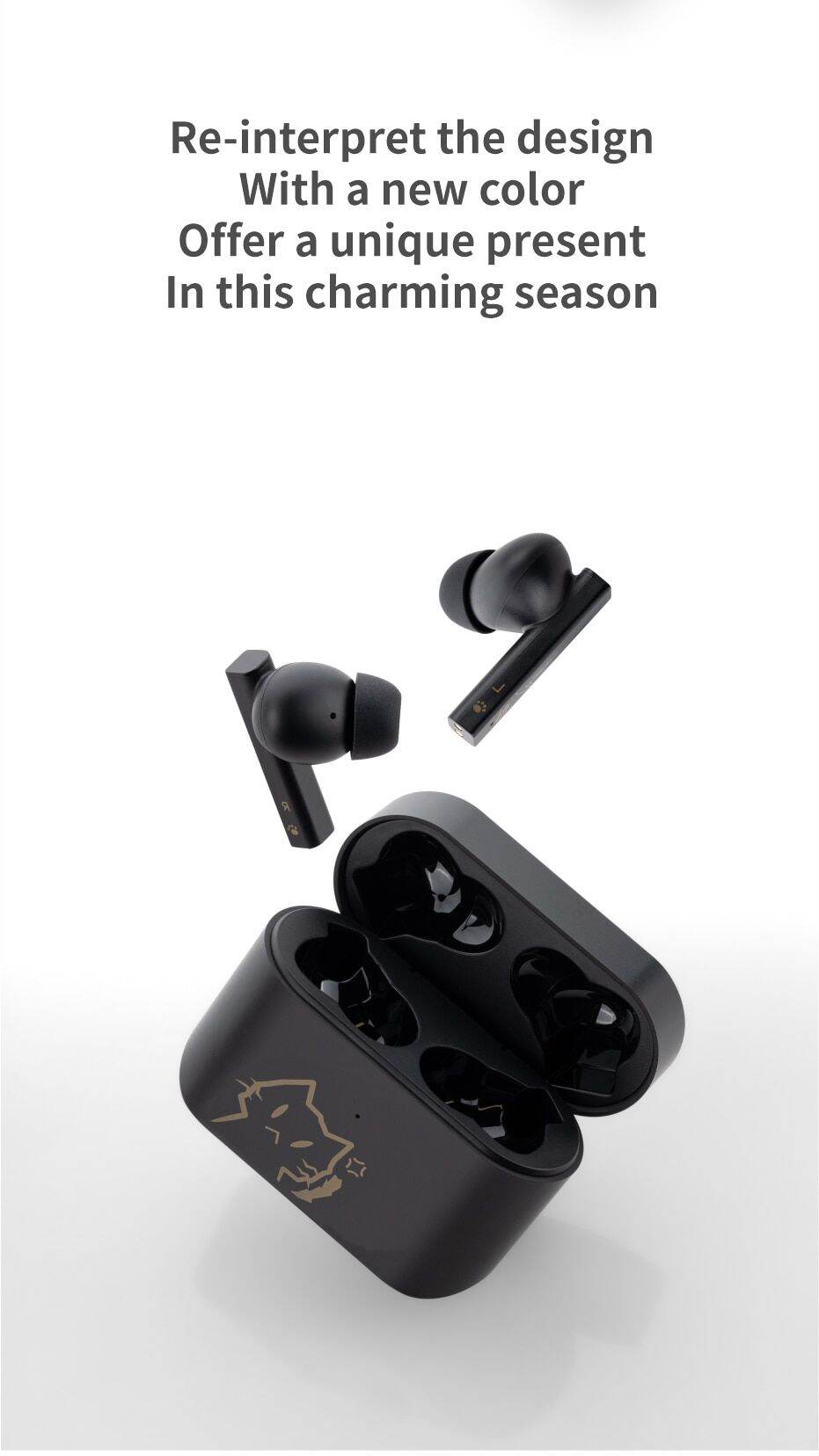 MoonDrop หูฟังไร้สาย NEKOCAKE TWS IEMs True Wireless รองรับ ANC A2DP ...