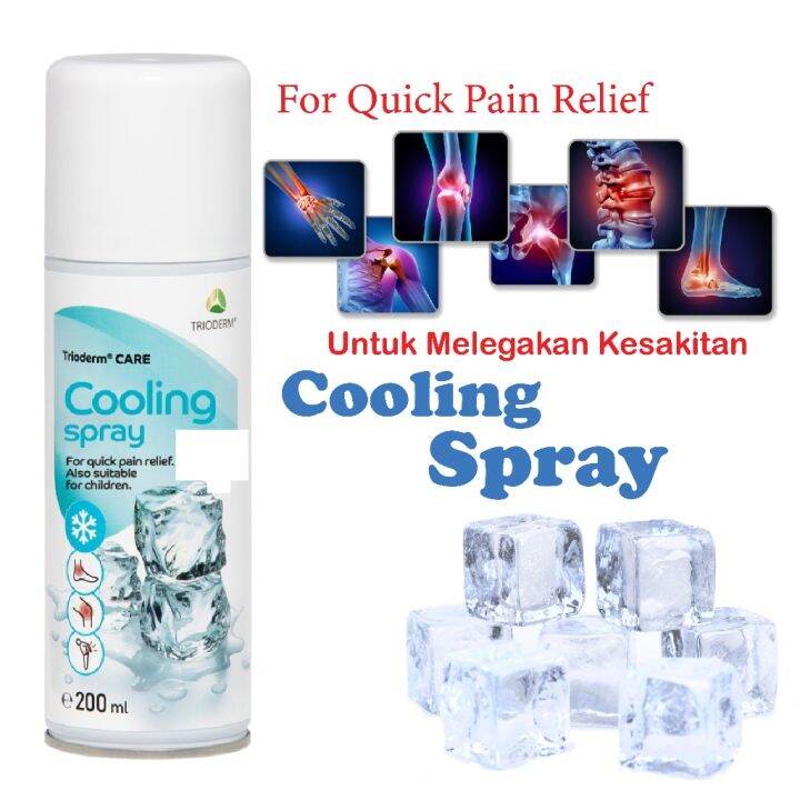 Trioderm Care Cooling Spray ( 200ml ) | Lazada