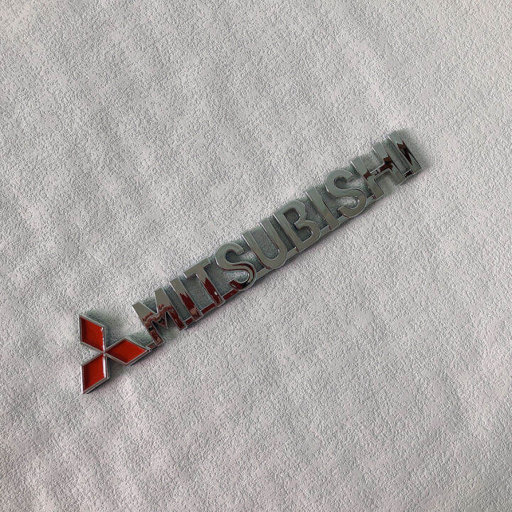 For Mitsubishi Car Emblems Rear Logo ABS Badge Sticker For Mitsubishi ...