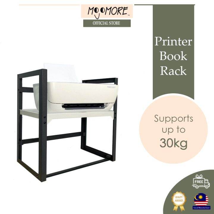 MOJOMORE® Metal Printer Rack, Nordic Ikea LERBERG Book Shelf Rak Shelf ...