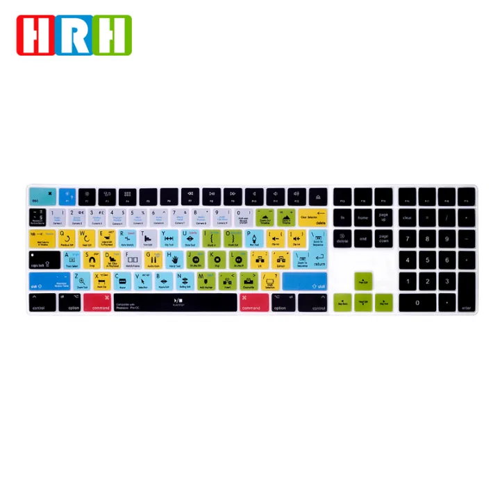 HRH Shortcuts HotKeys Keyboard Skin Cover Laptop for Apple Magic ...