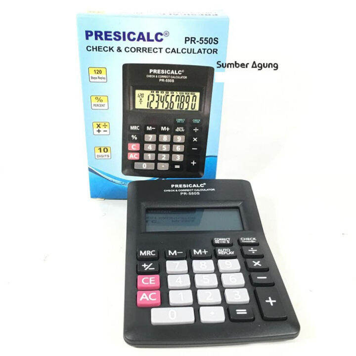 Kalkulator Hitung Tanggung PR550S 550 Check Correct 10 Digit Tanggung ...