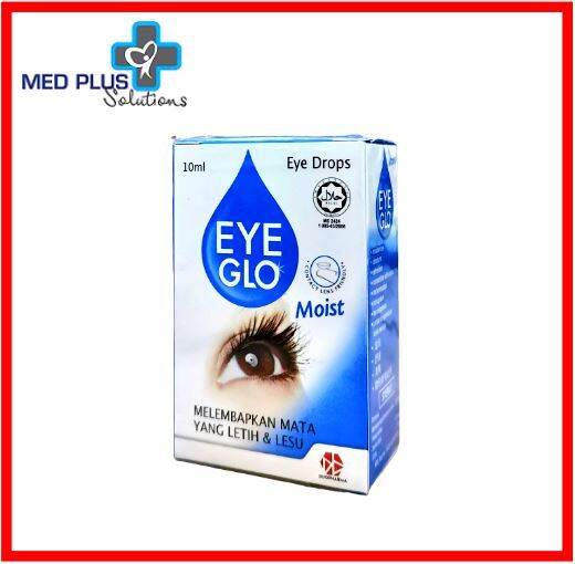 Eye Glo Moist Eye Drops 10ml (BLUE) (EXP: 9/2025) | Lazada