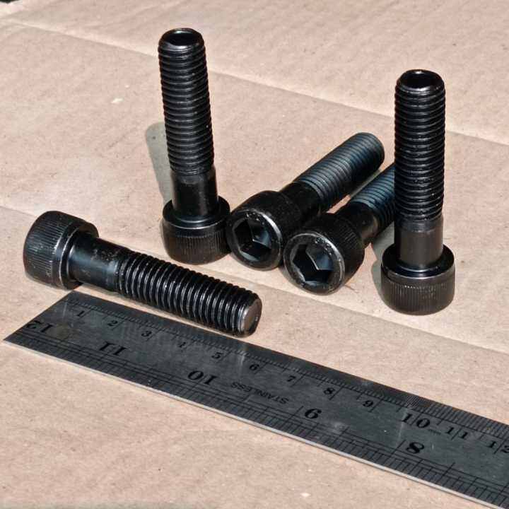 BAUT L BAJA M12 X 50 BAUT L M12 X 50 BAUT L M12X50 BAJA HITAM BAUT M12 BAUT 19 KUNCI L10 L 10 ...