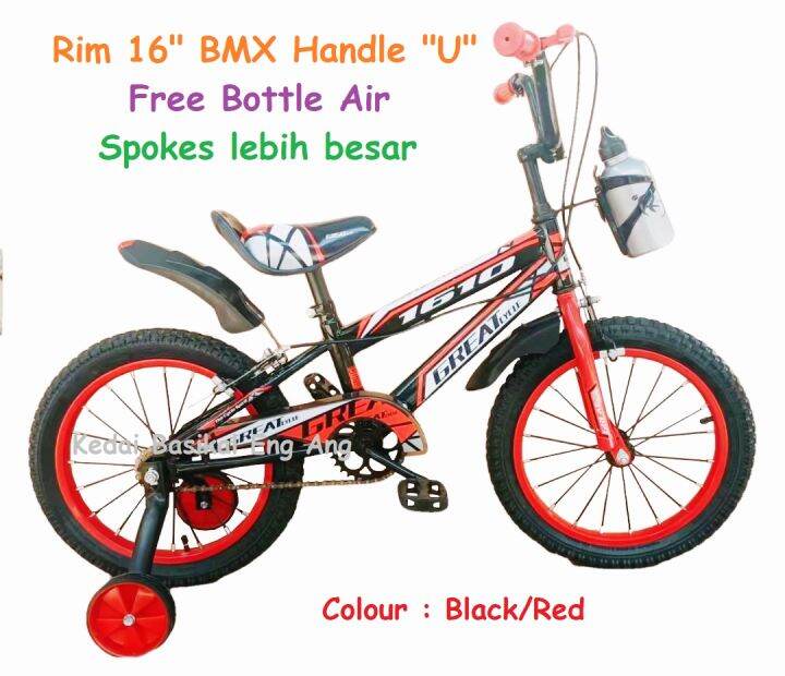 Kid Basikal , basikal budak 16" Economy dengan pelbagai colour sesuai ...