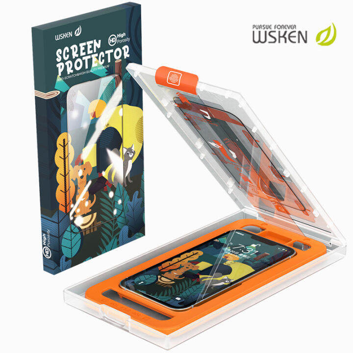 WSKEN Screen Protector for iphone 14 13 12 11 Pro Max HD Full Cover ...