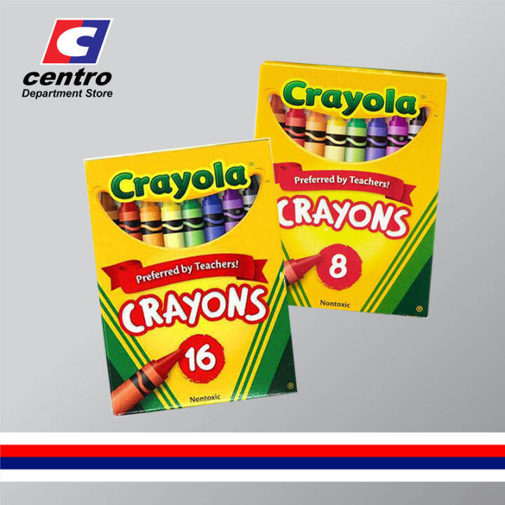 Centro Crayola Coloring Crayons 8Colors&16Colors | Lazada PH