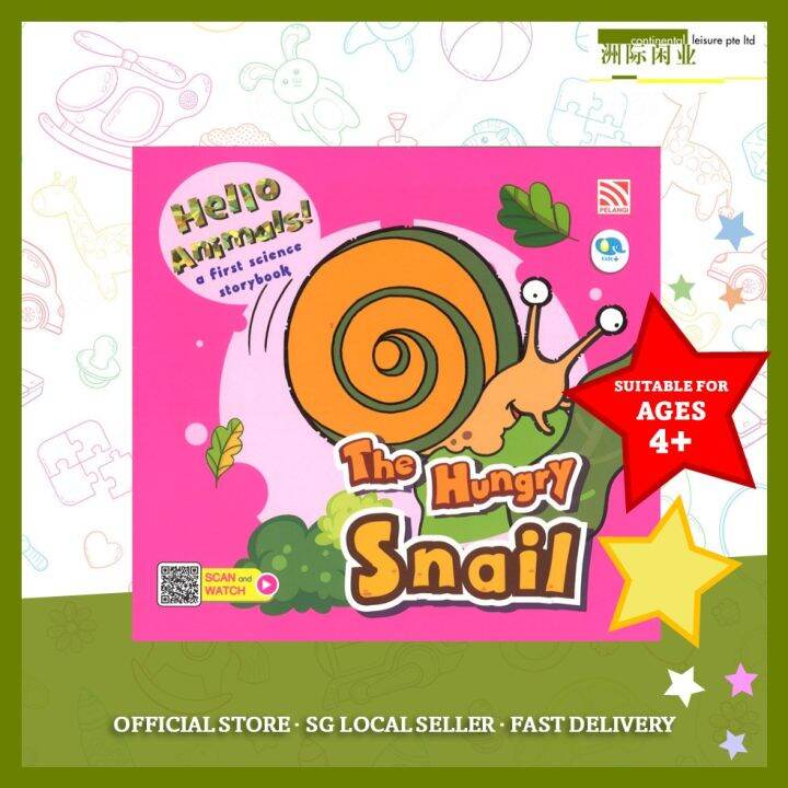 Hello Animals - The Hungry Snail (Children's Storybook) (9786297557625 ...