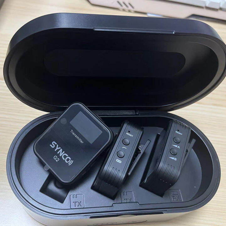 Synco ไมโครโฟนไร้สายชาร์จกล่องกรณี3400มิลลิแอมป์ชั่วโมงแบตเตอรี่ธนาคาร ...