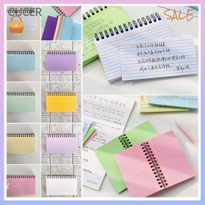 CBT Portable Notepad Tearable Horizontal Line Coil Note Book Simple ...