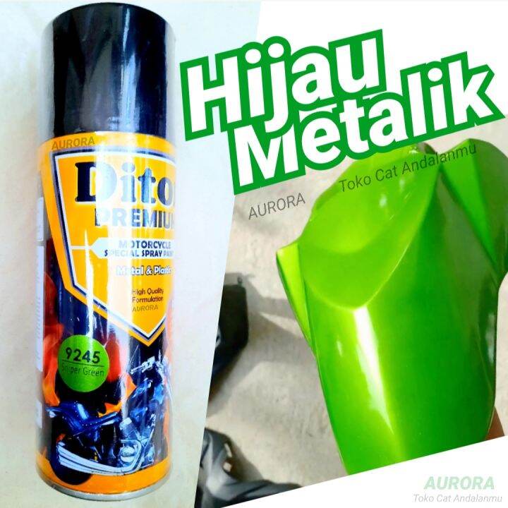 Pilox Diton Premium Sniper Green 9245 Hijau Metallic Metalik Metalic ...