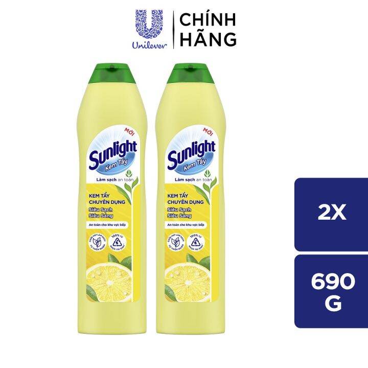 Kem tẩy chuyên dụng Sunlight (Phiên bản nâng cấp từ Cif) Siêu sạch Siêu ...