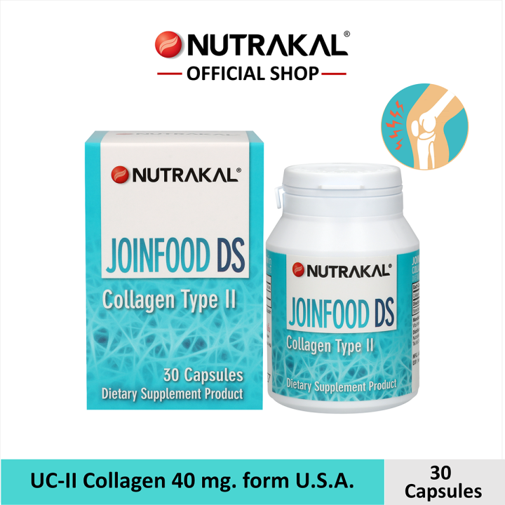 NUTRAKAL Joinfood DS 30 capsules คอลลาเจน (UC-II) จาก U.S.A. กระตุ้นให้ ...