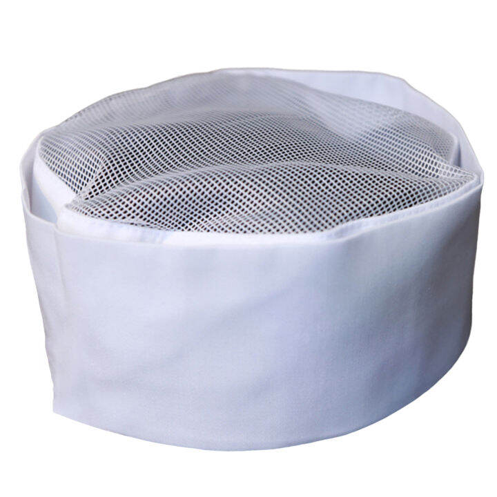Freedun® Breathable Mesh Flat Dome Adjustable Fastener Tape Chef Hat ...