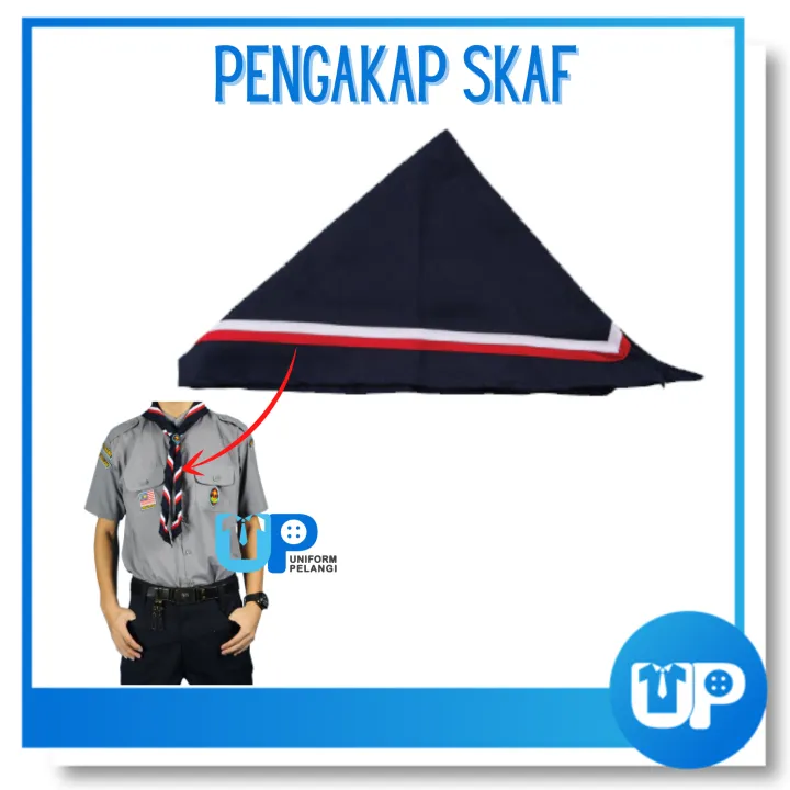 Skaf Pengakap Scarf Scout Kokurikulum Baju Skaft Pakaian Seragam ...