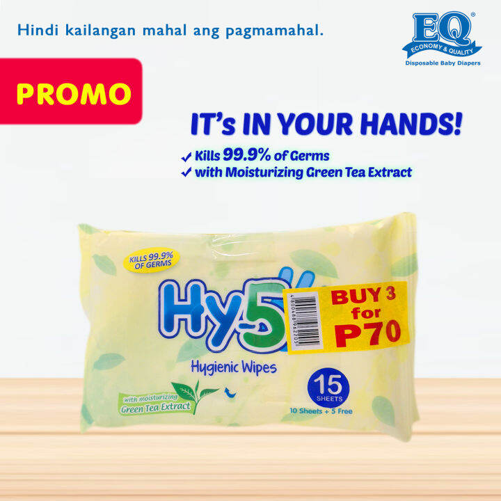 Hy-5 Antibacterial Wipes Hygienic Wipes Personal Wipes: BUY 3 for P70 ...