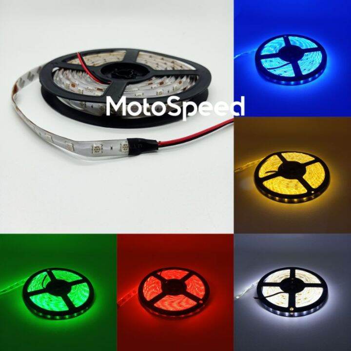 Lampu LED strip roll 5meter Led strip 5050 24volt-12volt | Lazada Indonesia