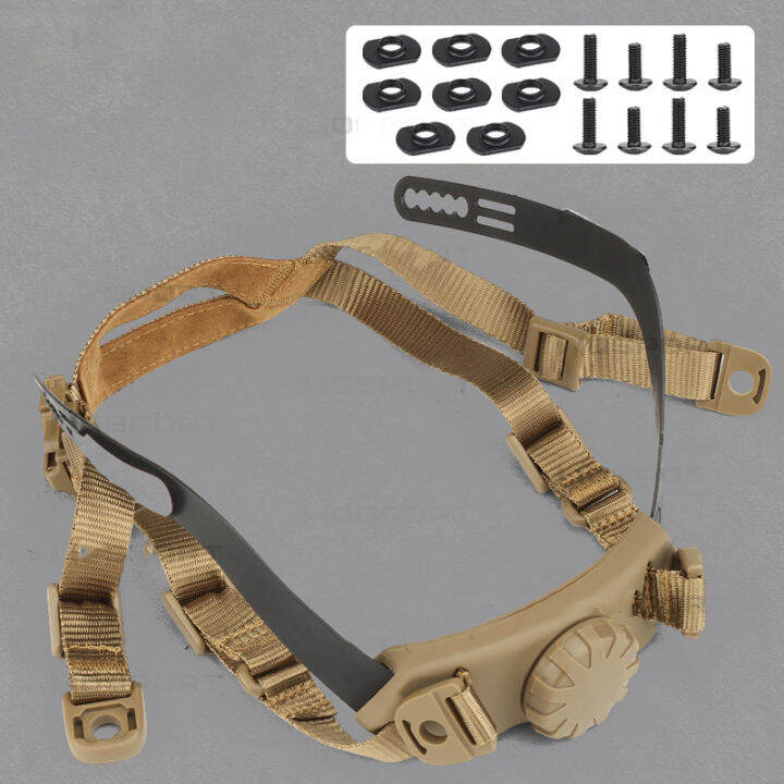HAOWEILAI Tactical Adjustable Head Locking Buckle Comfortable CS Helmet ...