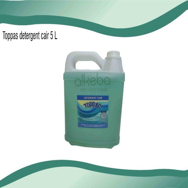 Toppas Detergent Cair Matic Sabun Cuci Baju Laundry Galon isi 5 liter | Lazada Indonesia